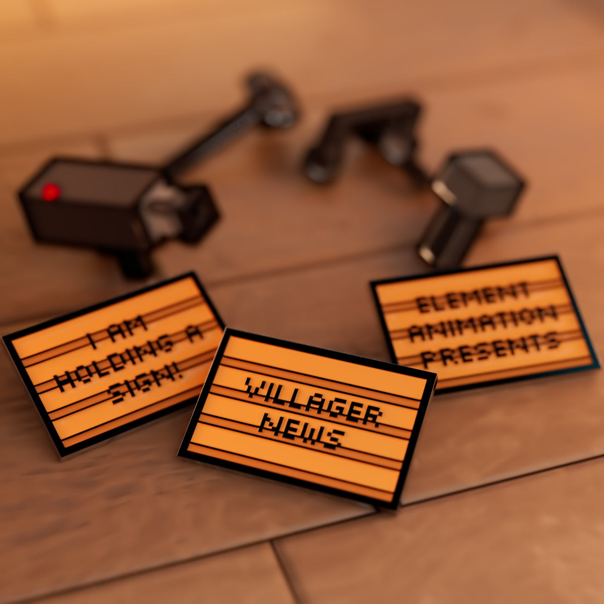 VILLAGER NEWS PINS! (PRE-ORDER) – Element Animation Merch