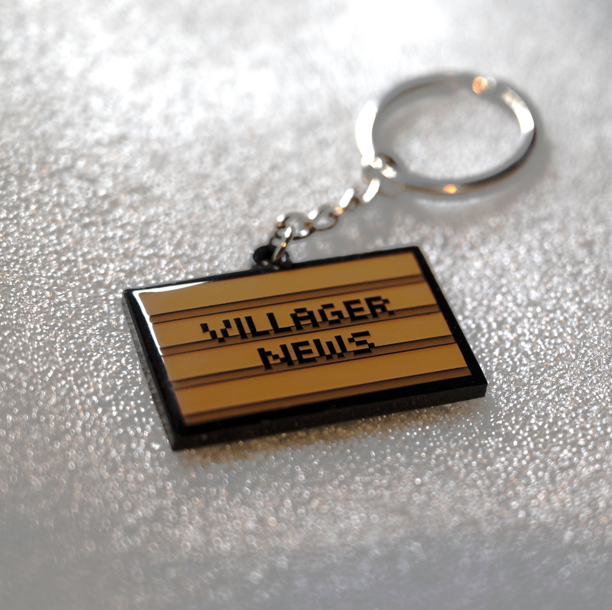 Villager News Keyring – Element Animation Merch